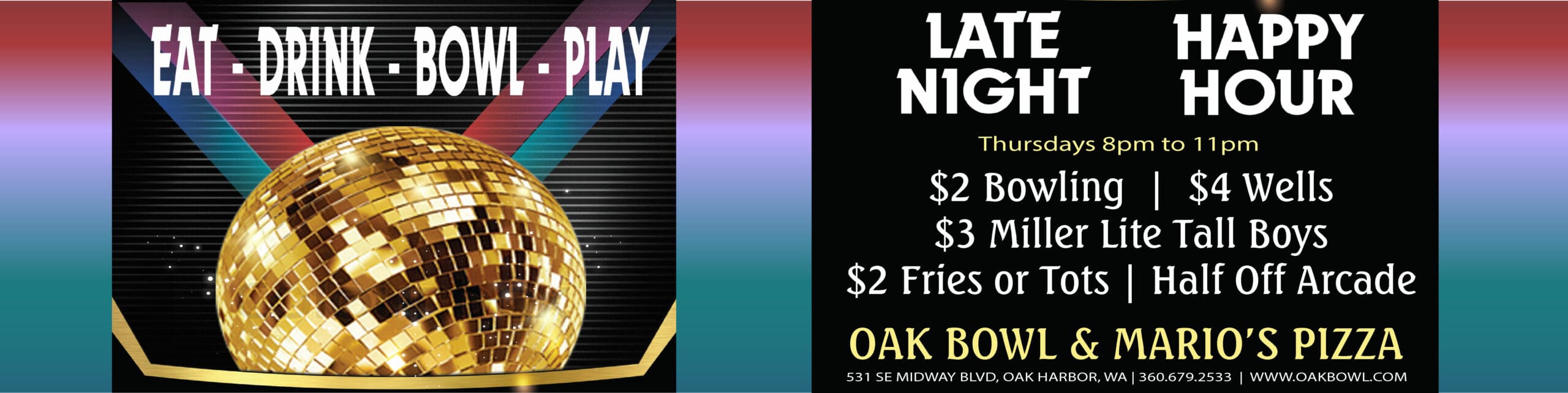 Bowling Alley | Family Fun | Oak Bowl | Oak Harbor WA